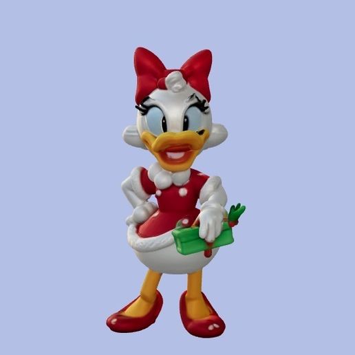 🎄 Christmas Daisy 3D Model - Elegant Disney-Inspired Holiday Design ...