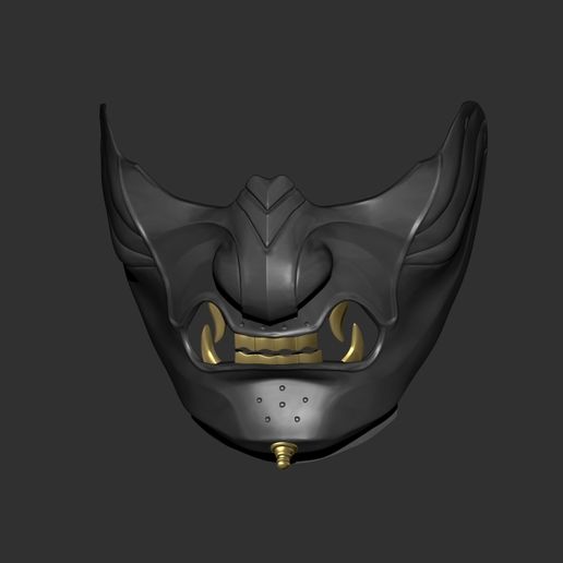 🇯🇵 Japanese mask・Free STL File for 3D printing・Cults