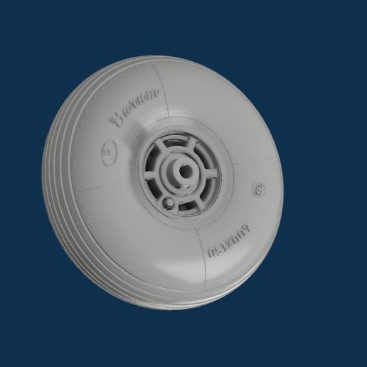 ️ Aircraft wheel 400x150 Barum aero・Free STL File for 3D printing・Cults