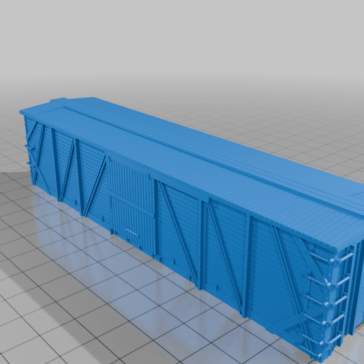 🛤️ Mathers Boxcar (HO SCALE)・Free 3D File for ・Cults