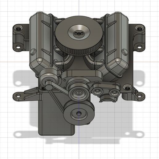 🦅 Vanquish VS4-10 Elo-box-V8-engine-cover・ 3D File for 3D printing・Cults