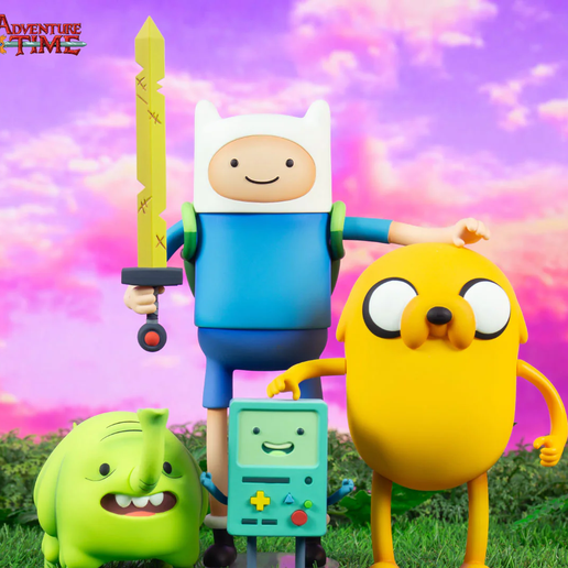 🌳 Adventure Time Set Figures with accessories・ STL File for 3D printing ...