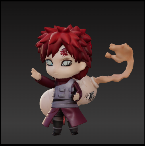 Free STL file Gaara chibi 👾 ・3D printable design to download・Cults
