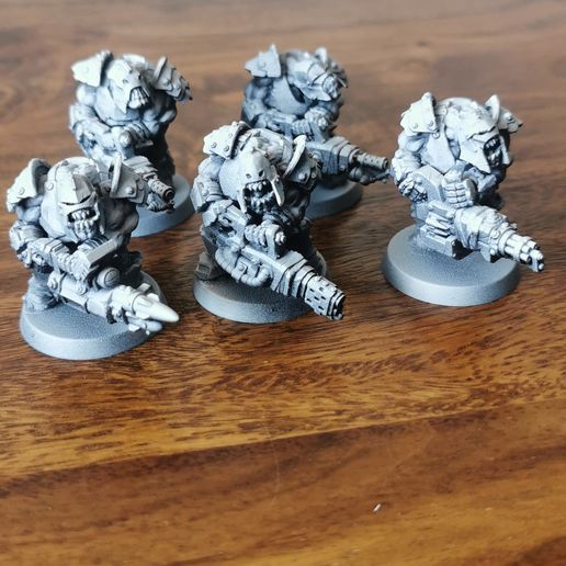3D printer Orc Heavy Gunners • made with Anycubic photon mono 6ks・Cults