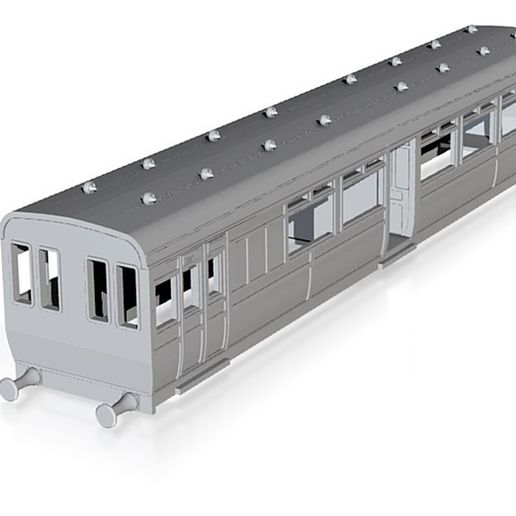 🚂 LSWR push pull vestibule coaches diagram 136 Driver coach Modified 1/ ...
