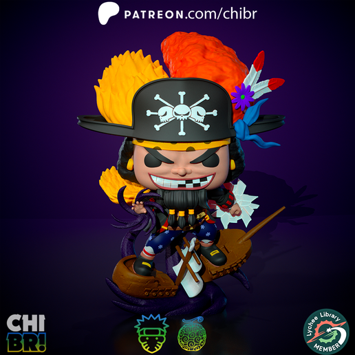 Fichier 3D Blackbeard / Marshall D Teach - One Piece - Funko 💬 ・Design ...