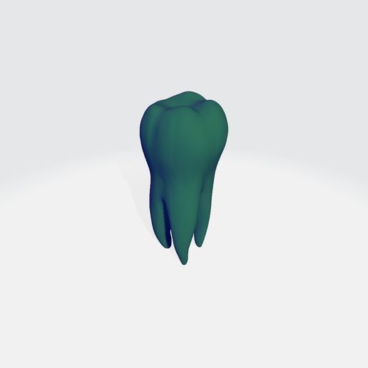 🦷 Molar tooth pen topper・Free STL File for 3D printing・Cults