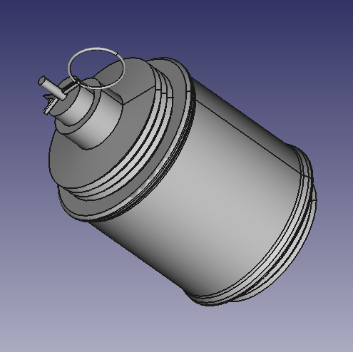 STL file MARK 8 GRENADE CONCEPT PROTOTYPE 🔫 ・Model to download and 3D ...