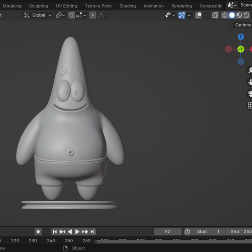 ⭐ Patrick Star – 3D Print Model・ STL File for 3D printing・Cults
