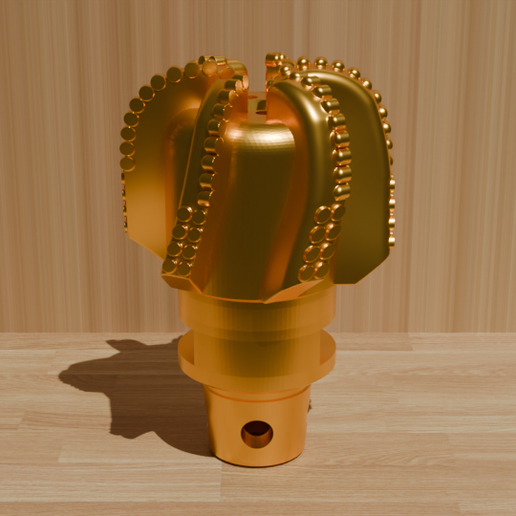 🗝️ PDC Drill Bit Keychain (Hexagonal) - Llavero Broca Perforacion PDC ...