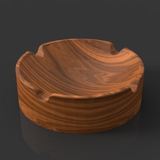 🚬 Ashtray, Cigar Tray Cnc Cut 3D Model File For CNC Router Engraver ...