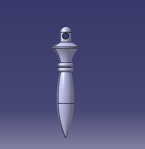 🎨 Egyptian Thot Pendulum - Karnac・ STL File for ・Cults