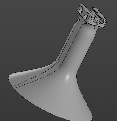 Parametric front grip (Hand grip)・Free STL File for 3D printing・Cults