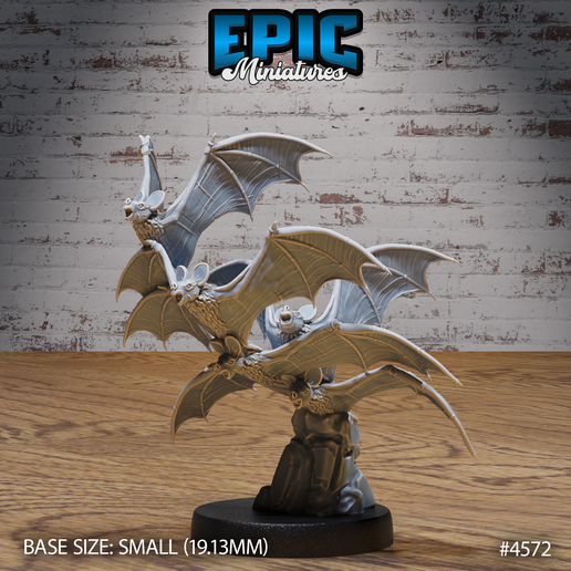 🦇 Bat Swarm Small ‧ DnD Miniature ‧ Tabletop Miniatures ‧ Gaming ...
