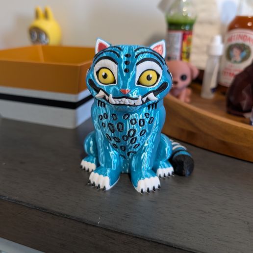 🐅 Figura KPop Demon Hunters Derpy Spectral Tiger・Impresión 3D con la ...