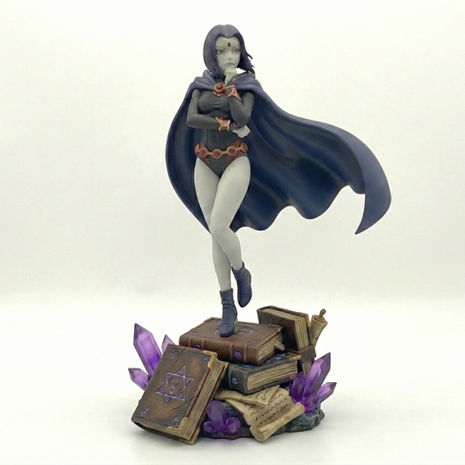 🐦 Raven Statue - Teen Titans・ STL File for 3D printing・Cults