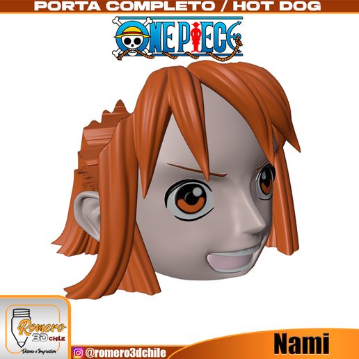 🆕 New Nami / One Piece Complete Holder・ STL File for 3D printing・Cults