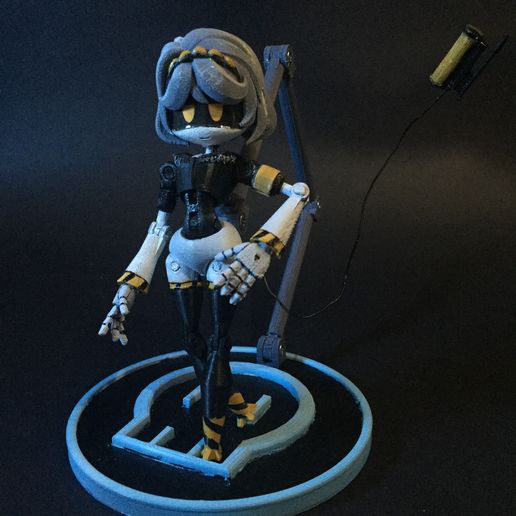 🗿 Serial Designation V Articulated Figure・ 3D File for 3D printing and CNC machining - Laser ...