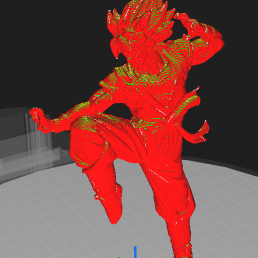 STL file Goku SSJ Scan test 🩻 ・3D printable design to download・Cults