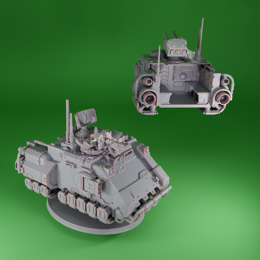 🪖 hovercraft tank・ 3D File for 3D printing・Cults