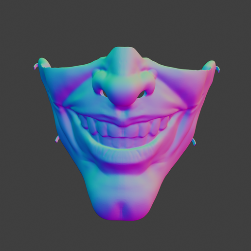 STL file Iconic Joker Mask 🃏 ・3D printing template to download・Cults