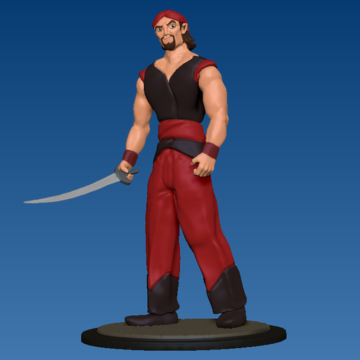 🎬 sinbad from sinbad the legend of the seven seas cartoon movie・ OBJ ...