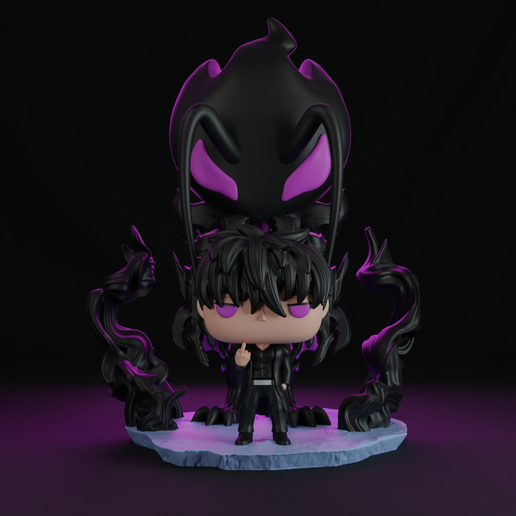 🦸 Solo Leveling Sung & Beru POP fanart ~digital .stl files~.・ 3D File for 3D printing・Cults