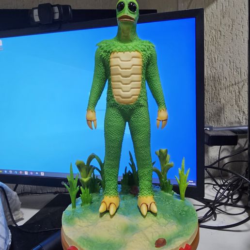 🗿 Land of the Lost - Sleestak - Fanart・ STL File for 3D printing・Cults