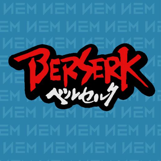 🐉 Berserk Logo・ STL File for ・Cults