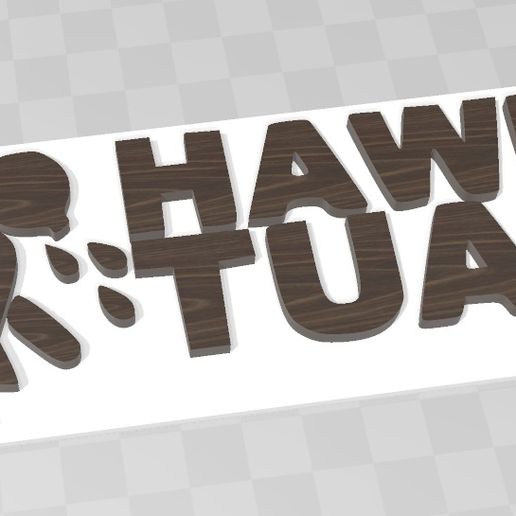 🦅 Hawk tuah sign・Free STL File for 3D printing・Cults