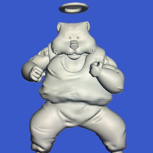 STL file Luchador del otro mundo oso Dragon Ball 🐉 ・3D printer design ...