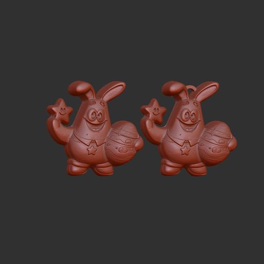 STL file patrickstar easter egg decor 🥚 (OBJ)・3D printing template to ...