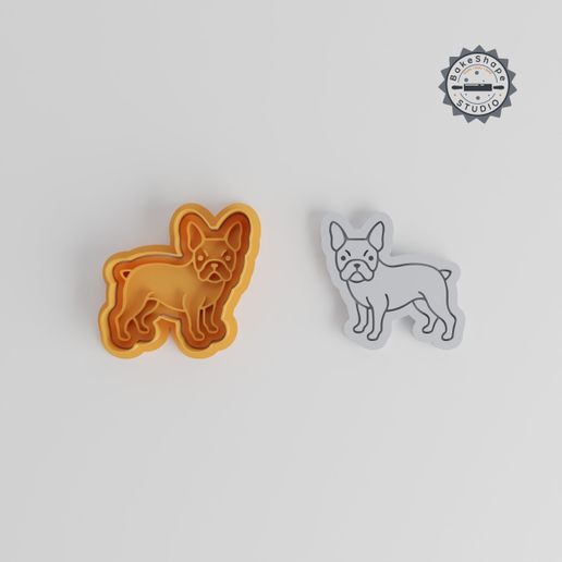 🍪 Boston Terrier Cookie Cutter & Stamp Set, Terrier Puppy Shapes for ...