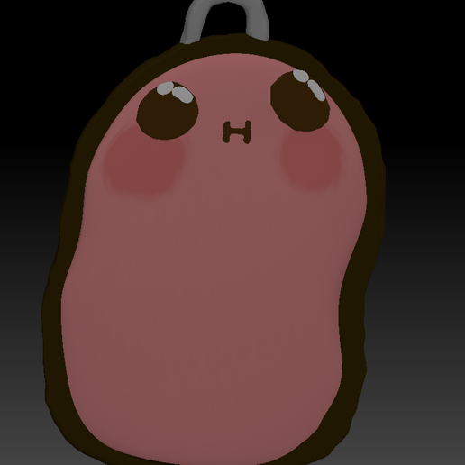 STL file Kawaii Potato Keychain aka K.P.K. 🥔 ・3D printing design to ...