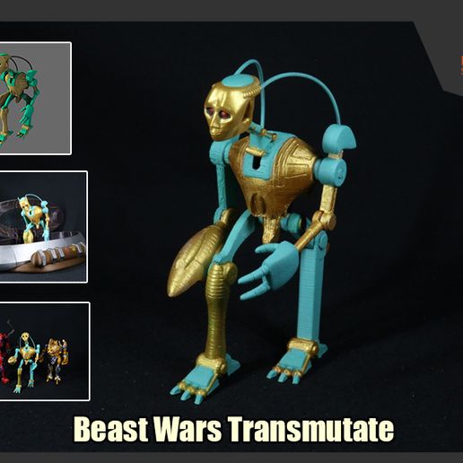 Fichier 3D Transformers Beast Wars Transmutate 🤖 ・Objet imprimable en ...