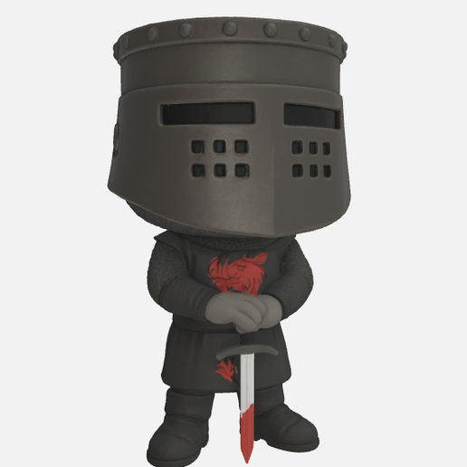 👾 Funko Pop – The Black Knight (Monty Python and the Holy Grail)・ OBJ ...