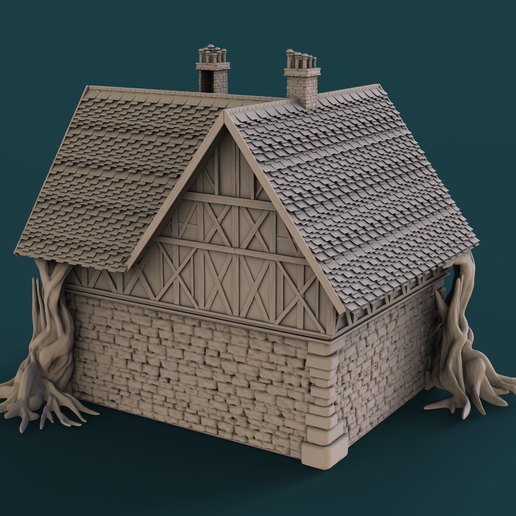 🏘️ Wildlife Houses - house #3・Archivo STL para Impresión 3D・Cults