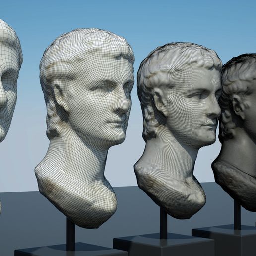🗿 Caligula - Roman emperor・ STL File for ・Cults