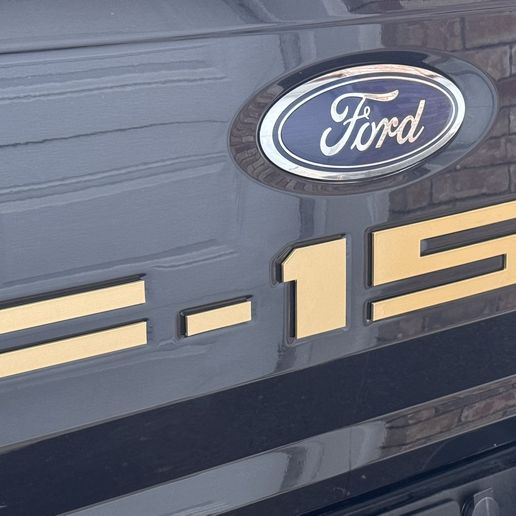 🛞 F-150 Tailgate Emblem Letter Insert・ STL File for 3D printing・Cults