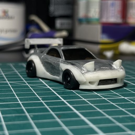 🚀 Rocket Bunny RX7 Body Kit For Hot Wheels・3D Print with the elegoo ...