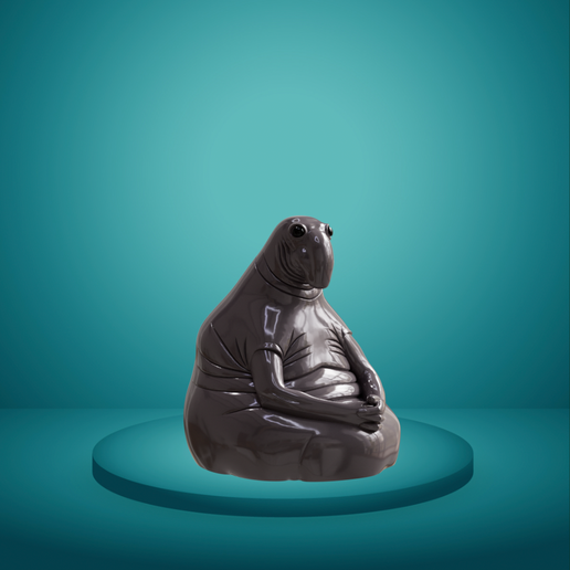 ⏳ Zhdun / Waiting Seal Man - Original Meme 3D Figure / Zhdun - Waiting ...