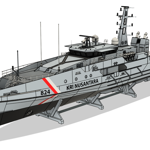 🛥️ RC Cape Class Patrol Boat・ 3D File for 3D printing・Cults