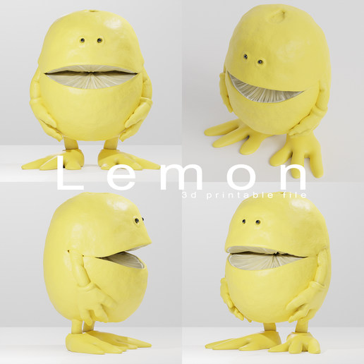 OBJ file Lemon - 3d collectible file 🍋 ・Design to download and 3D print ...