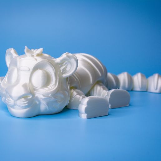 🐅 Adorable Flexi Tiger・ STL File for ・Cults