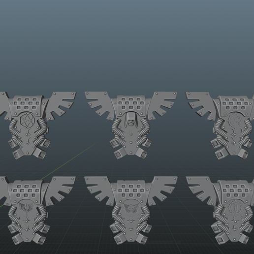 🎒 Gloomy Caliban Pattern Retro Backpacks・Free 3D File for 3D printing・Cults