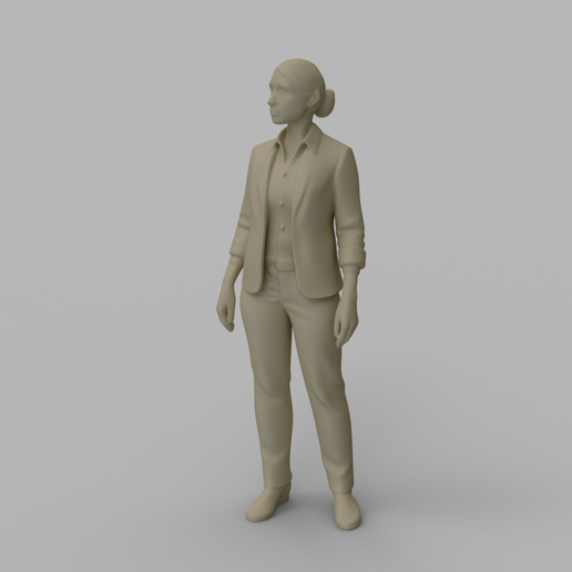 🗿 Casual Businesswoman - 3D Printable Figure・ STL File for 3D printing ...