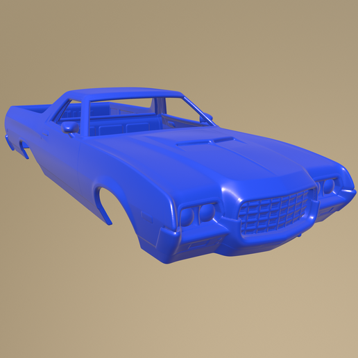 🚙 Ford Ranchero 1972 PRINTABLE CAR BODY・ STL File for 3D printing・Cults