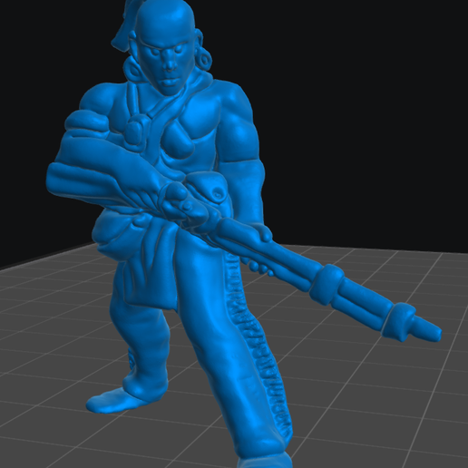 🎲 HS - Tribesman (Mohican River Tribe)・ STL File for 3D printing・Cults