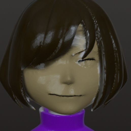🎲 Undertale: Frisk The Human And Flowey Figure With Stand・ STL File for ...