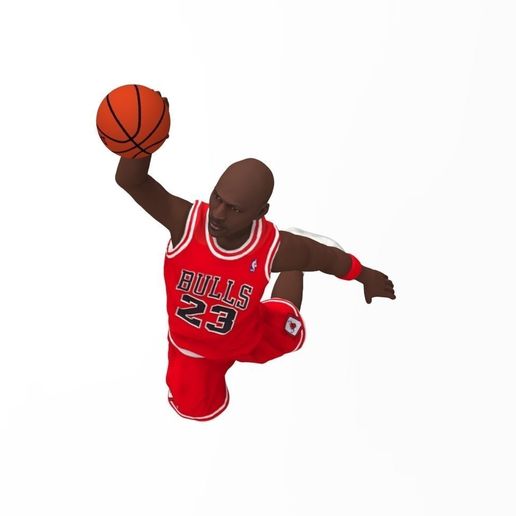 🇯🇴 Michael Jordan figurine for full color 3D printing・ 3D File for 3D ...